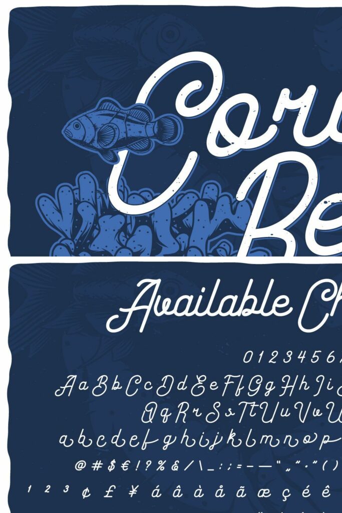 Coral Reef script font – MasterBundles