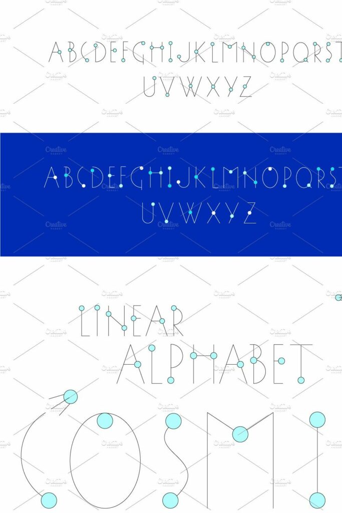 COSMIC alphabet – MasterBundles
