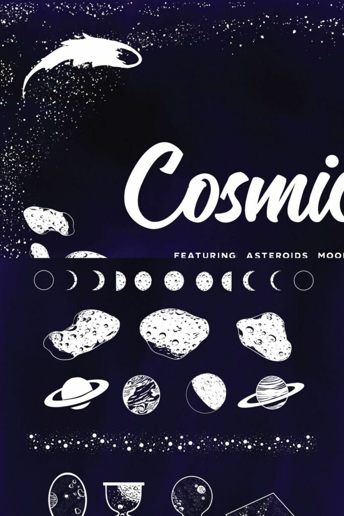 Cosmic Star Set | PNGs & Vectors – MasterBundles