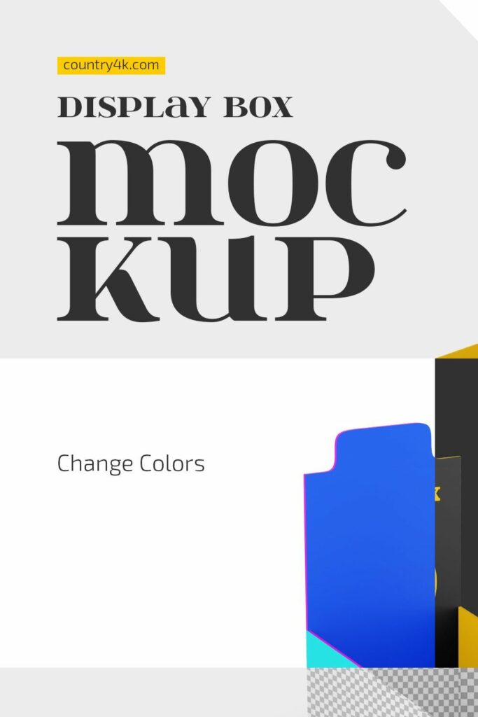 Counter Display Box Mockup Set – MasterBundles