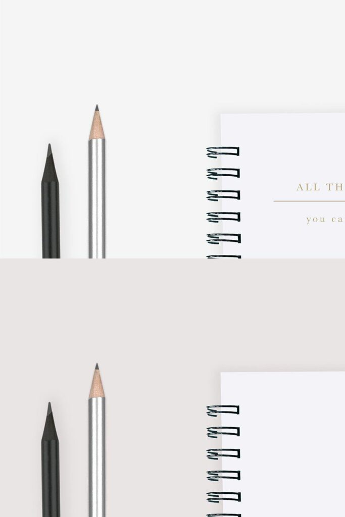 CUSTOM SCENE. NOTEBOOK MOCKUP – MasterBundles