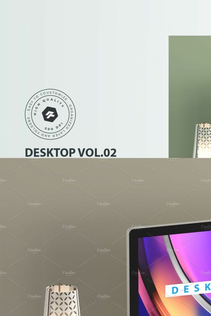 Desktop Screen - Mockup vol.01 – MasterBundles