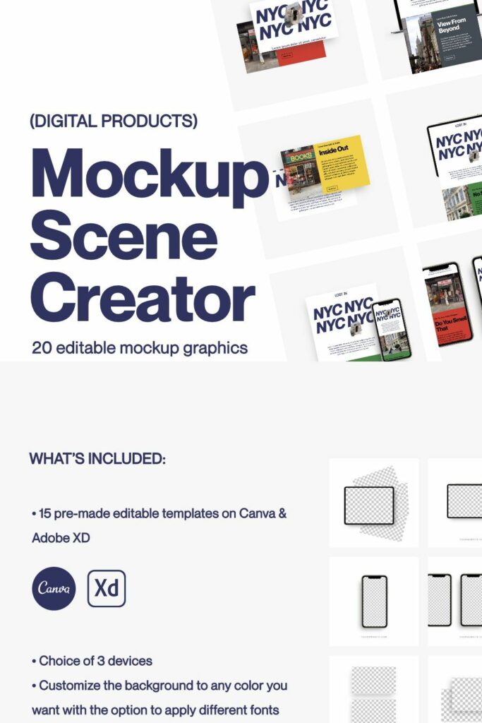 Digital Mockup Scene Creator – MasterBundles