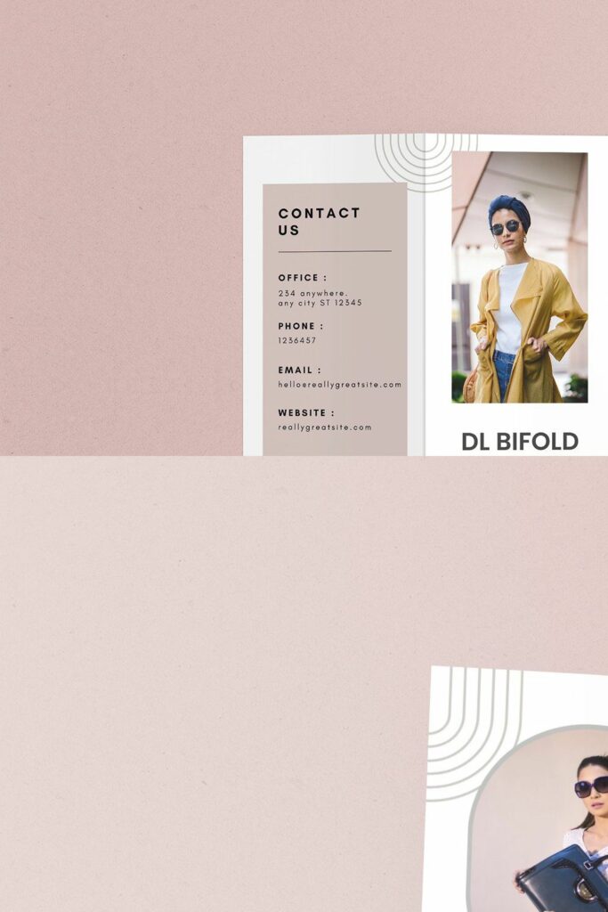 DL Bifold Brochure Mockup – MasterBundles