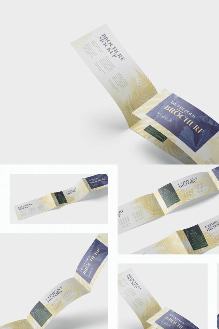 DL Tri-Fold Brochure Mock-Up – MasterBundles