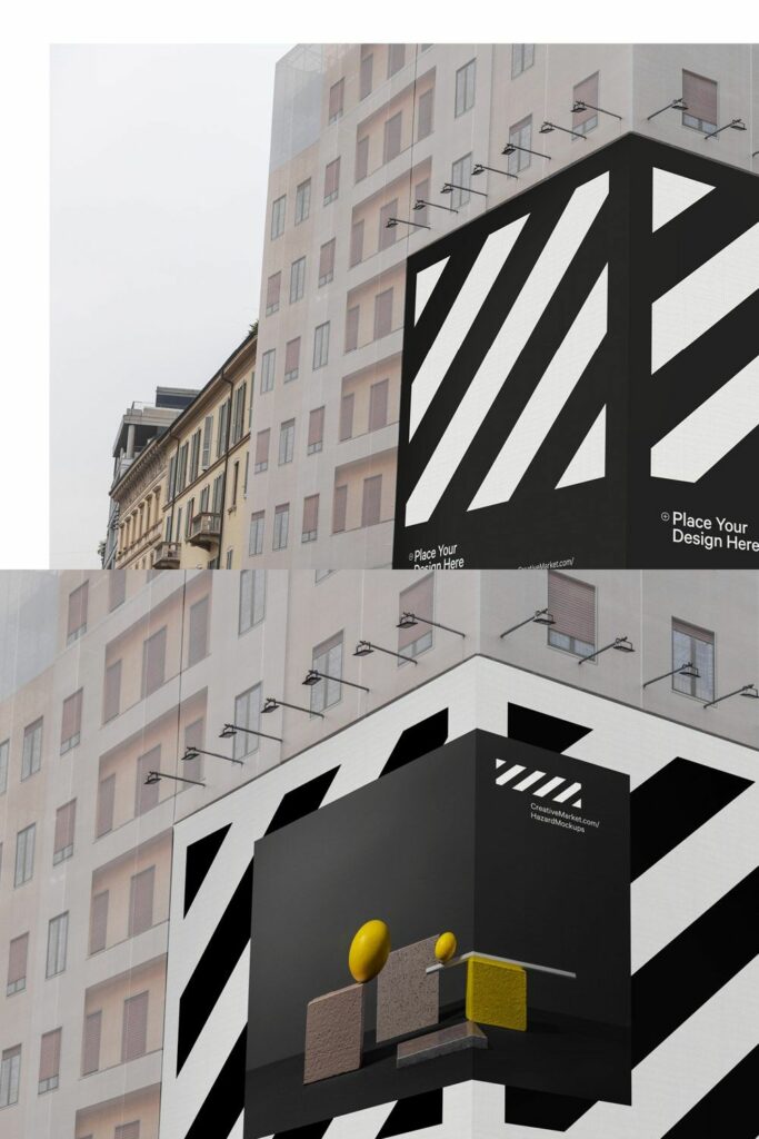 Double Corner Poster Mockup – MasterBundles