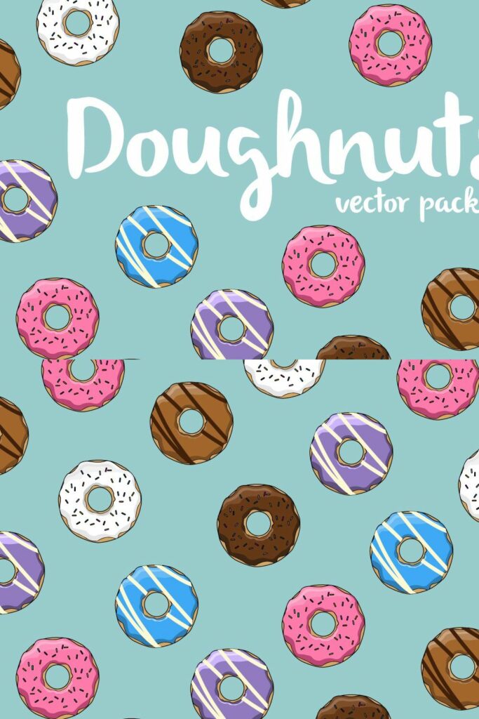 Doughnuts vector pack – MasterBundles