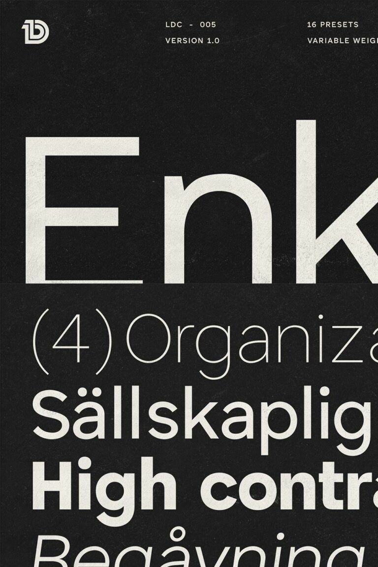 ENKEL Variable Sans Serif – MasterBundles