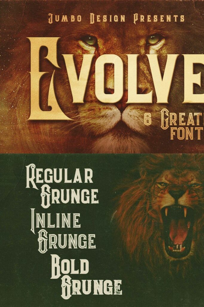 Evolve - Vintage Style Font – MasterBundles