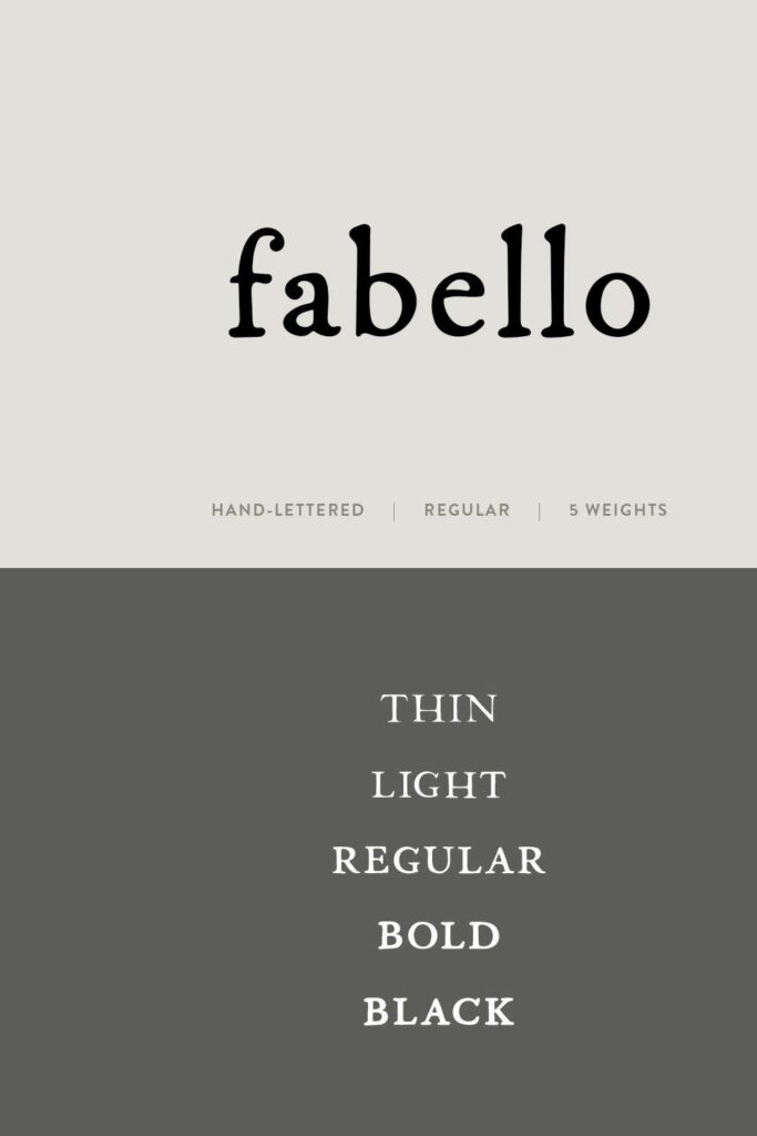 Fabello Regular / hand lettered font – MasterBundles