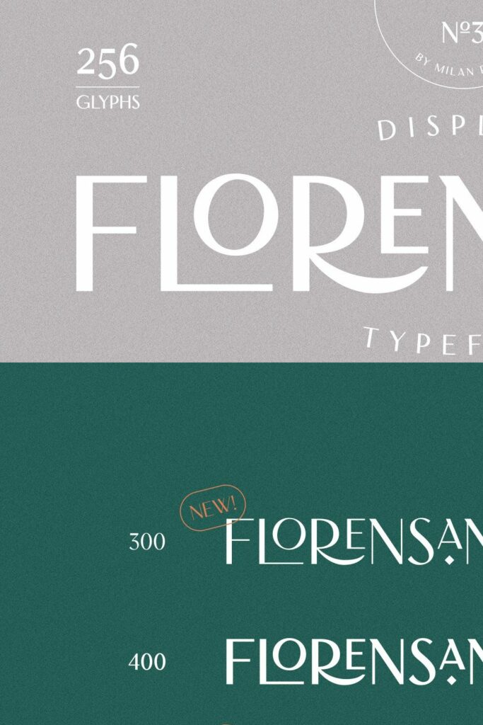 Florensans - Display Typeface – MasterBundles