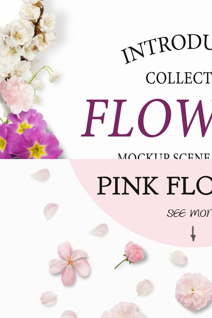 Flowers. Mockup Scene Creator – MasterBundles