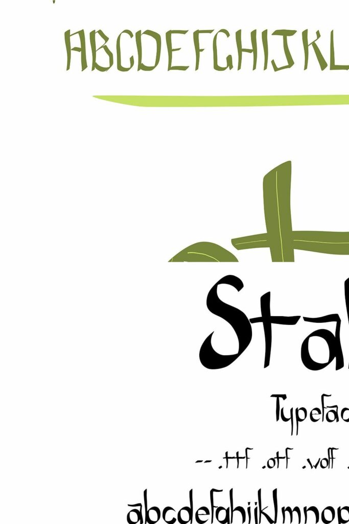 Font Stalks Blades of Grass Creative – MasterBundles