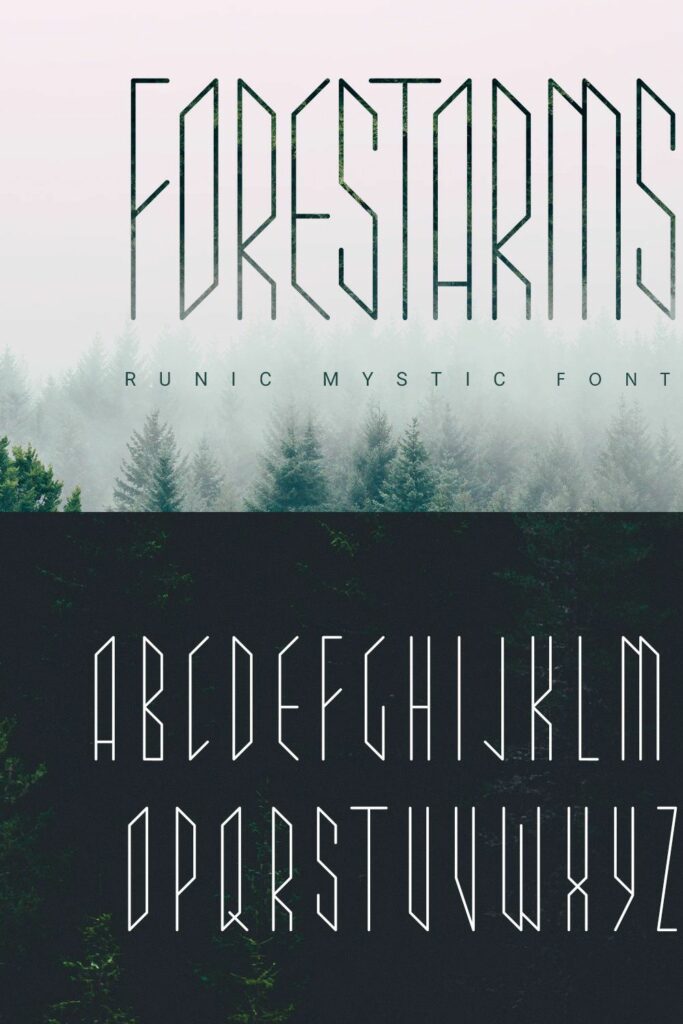 Forestarms | mystic font – MasterBundles