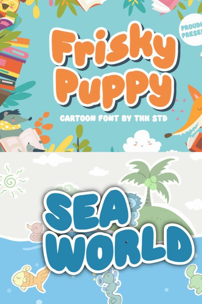 Frisky Puppy - Cartoon Font – MasterBundles