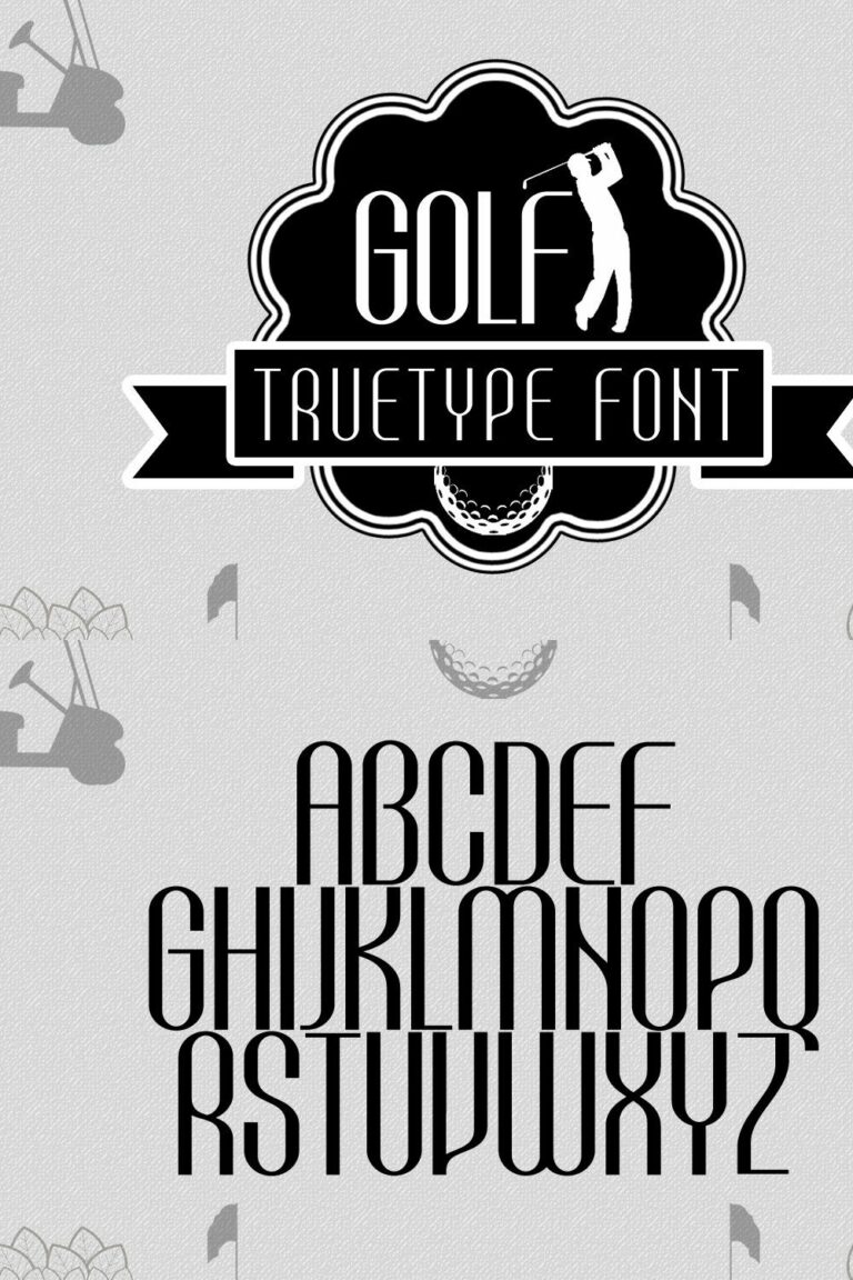 Golf TrueType Font – MasterBundles
