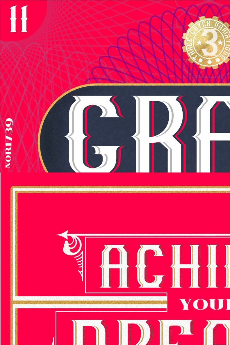 GRAM - New Display Font – MasterBundles