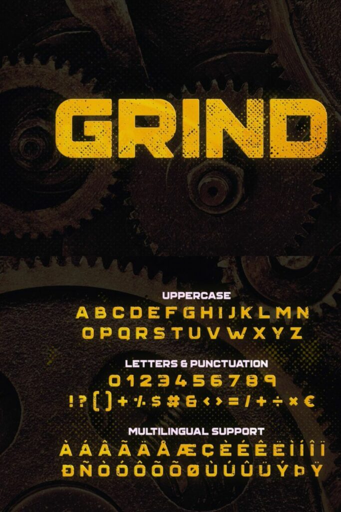 Grind Typeface – MasterBundles