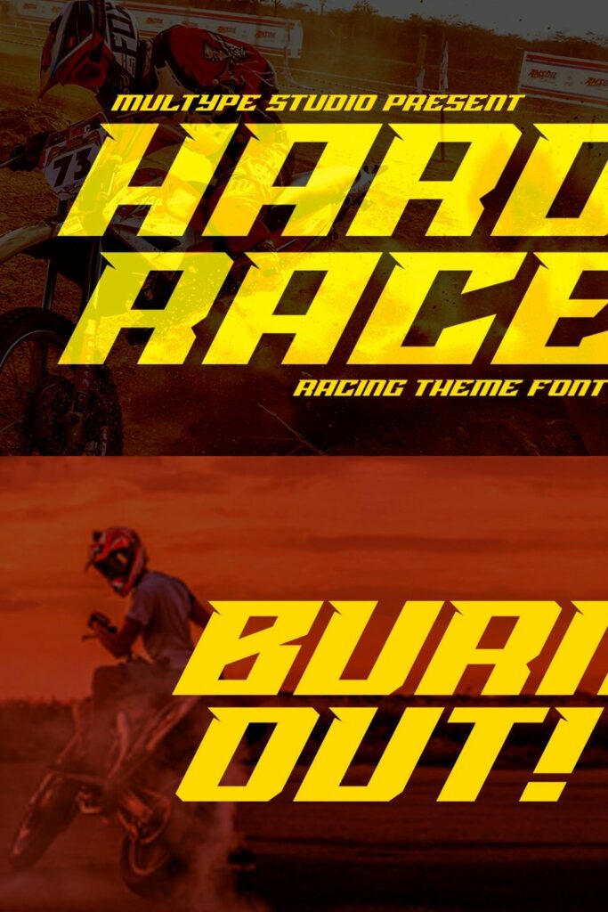 Hard Race Font – MasterBundles
