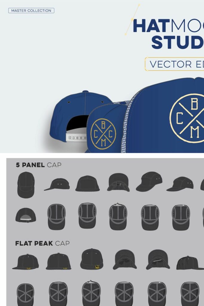 Hat Mockup Studio - Vector Edition – MasterBundles