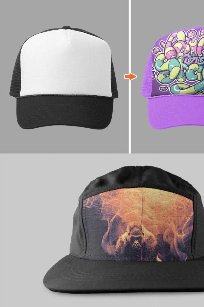 Hat Mockup Template Pack – MasterBundles