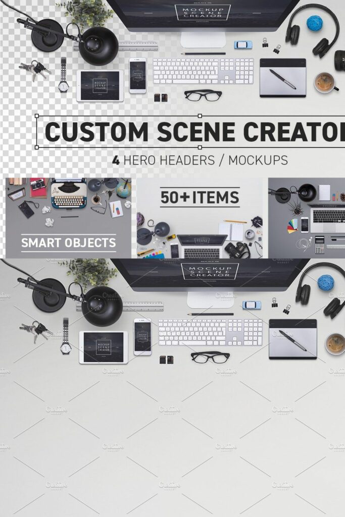 Hero header scene creator – MasterBundles