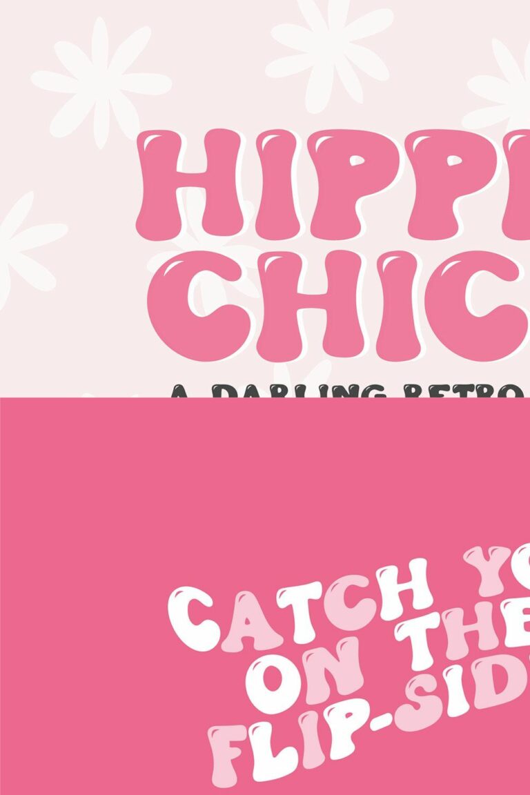 HIPPIE CHICK Retro Serif Font – MasterBundles
