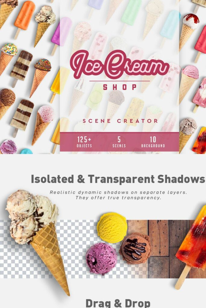 Ice Cream Scene Creator #01 – MasterBundles