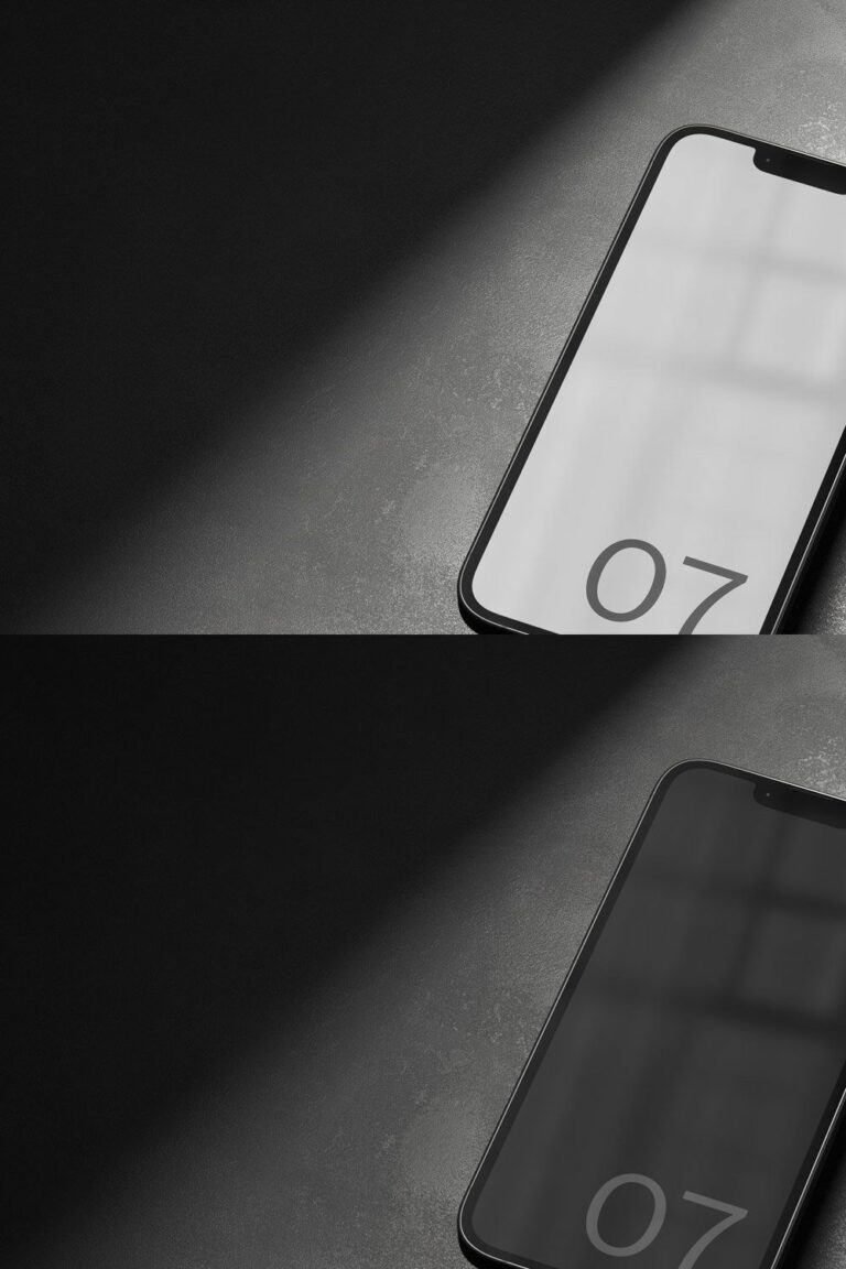 iPhone 13 07 Standard Mockup – MasterBundles