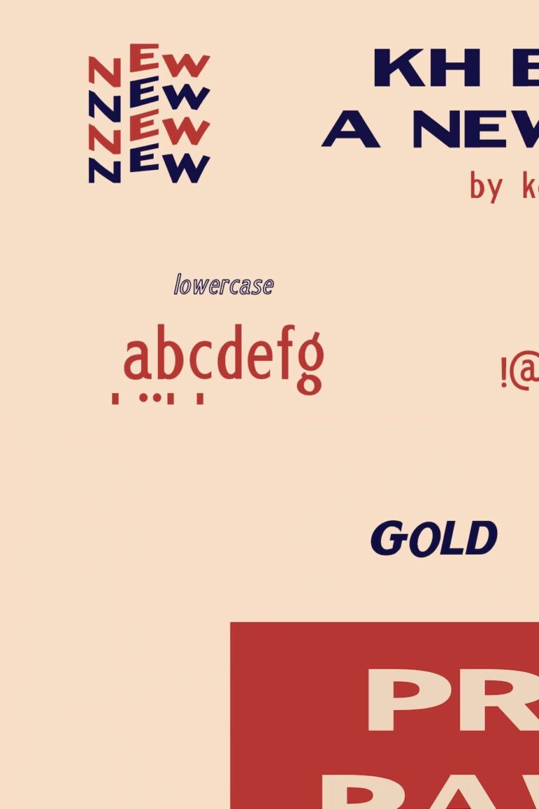 KH BIG N TALL TYPEFACE – MasterBundles