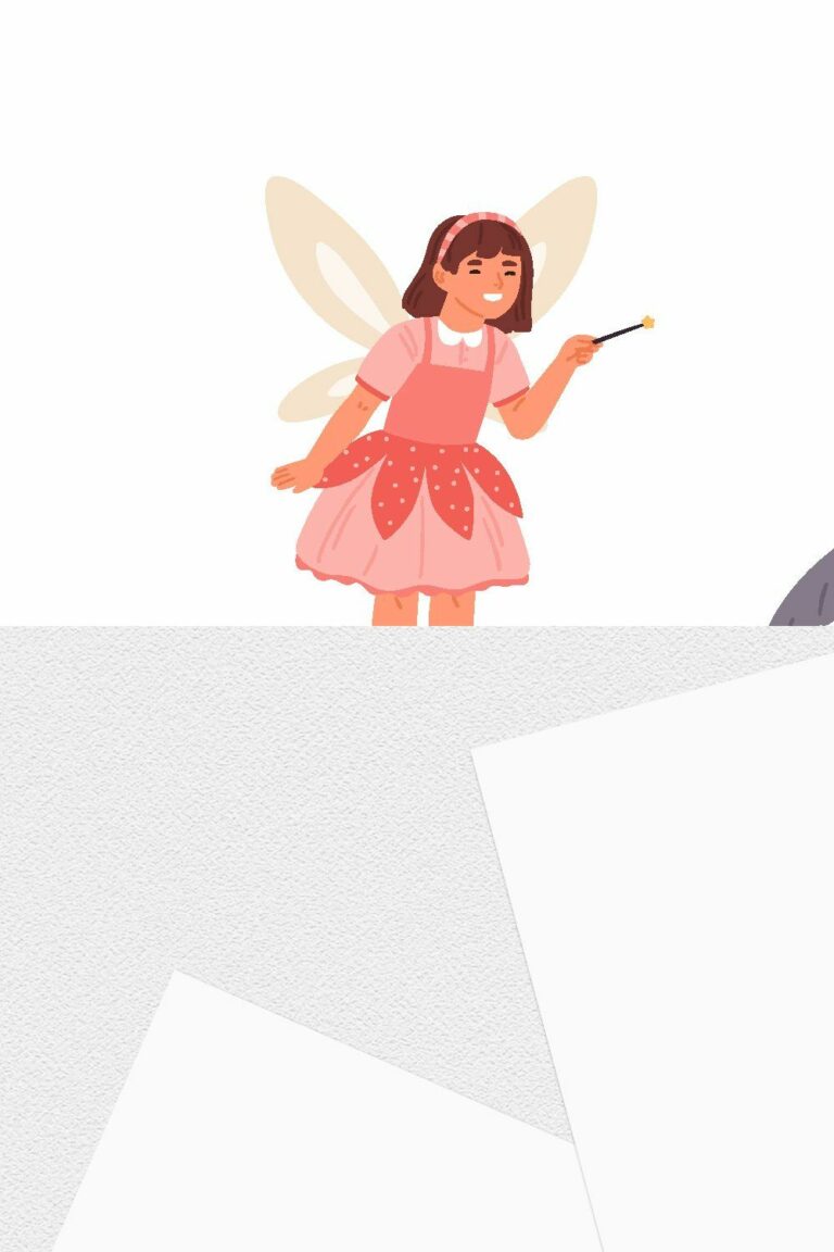 Kids in fairy tale costumes set – MasterBundles