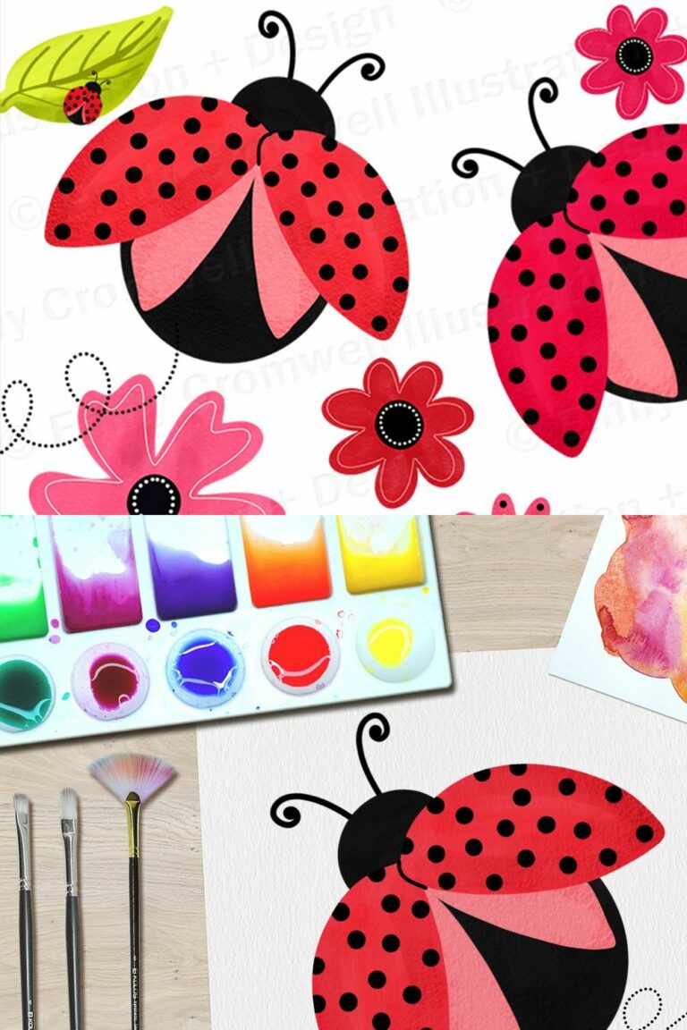 Ladybug Digital Clipart – MasterBundles