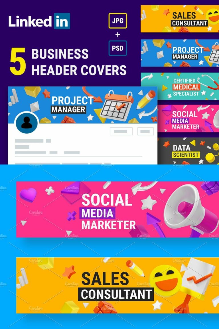 LinkedIn| Business Covers – MasterBundles