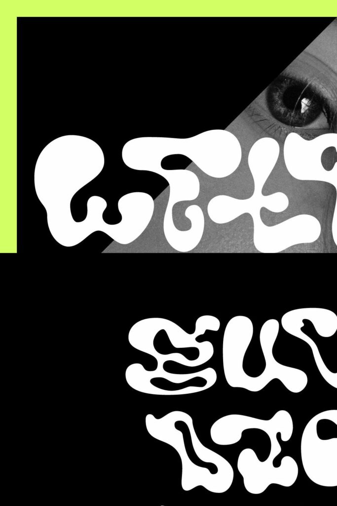 Liquid Type: Wetris Display Font – MasterBundles