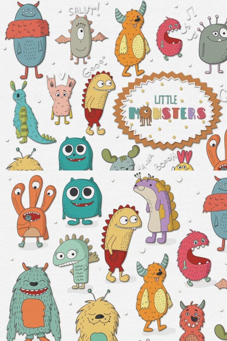 Little Monsters – MasterBundles