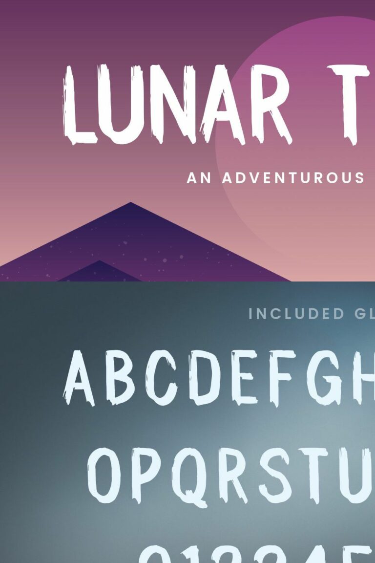 Lunar Tundra Brush Font – MasterBundles