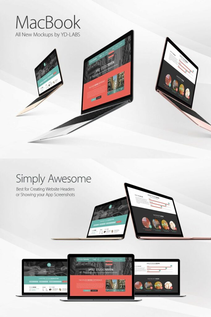MacBook Mockups – MasterBundles