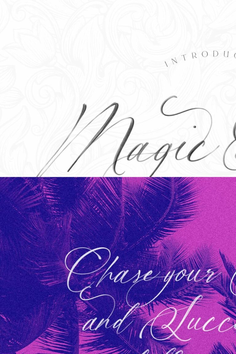 Magic Flower SVG Font – MasterBundles