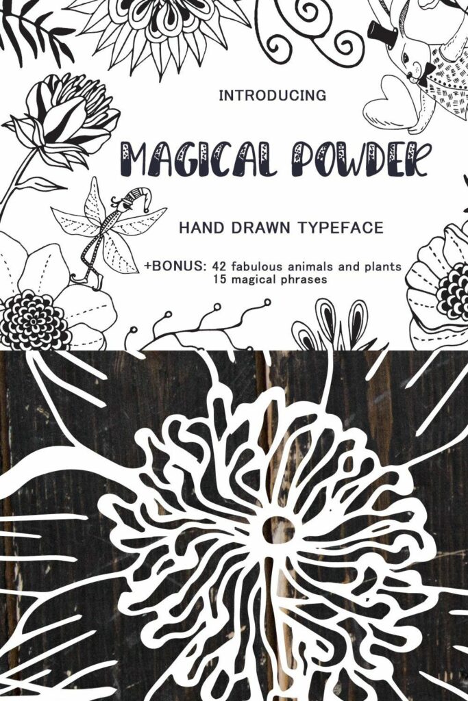 Magical Powder - typeface & elements – MasterBundles