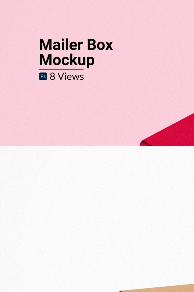 Mailer Box Mockup – MasterBundles