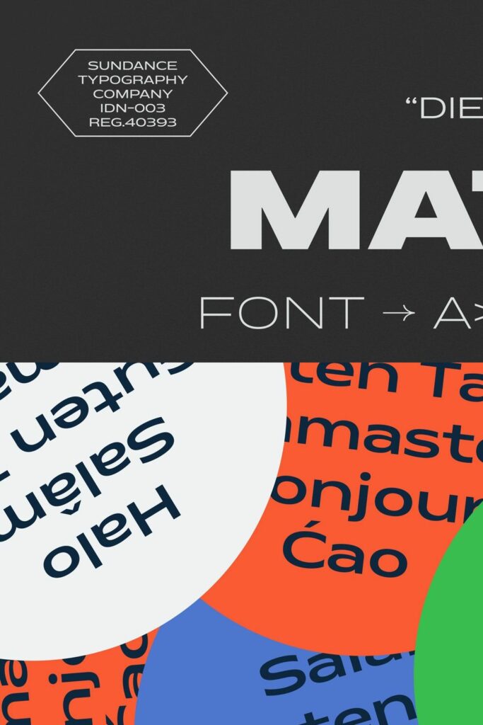 Matrice - Font Family – MasterBundles