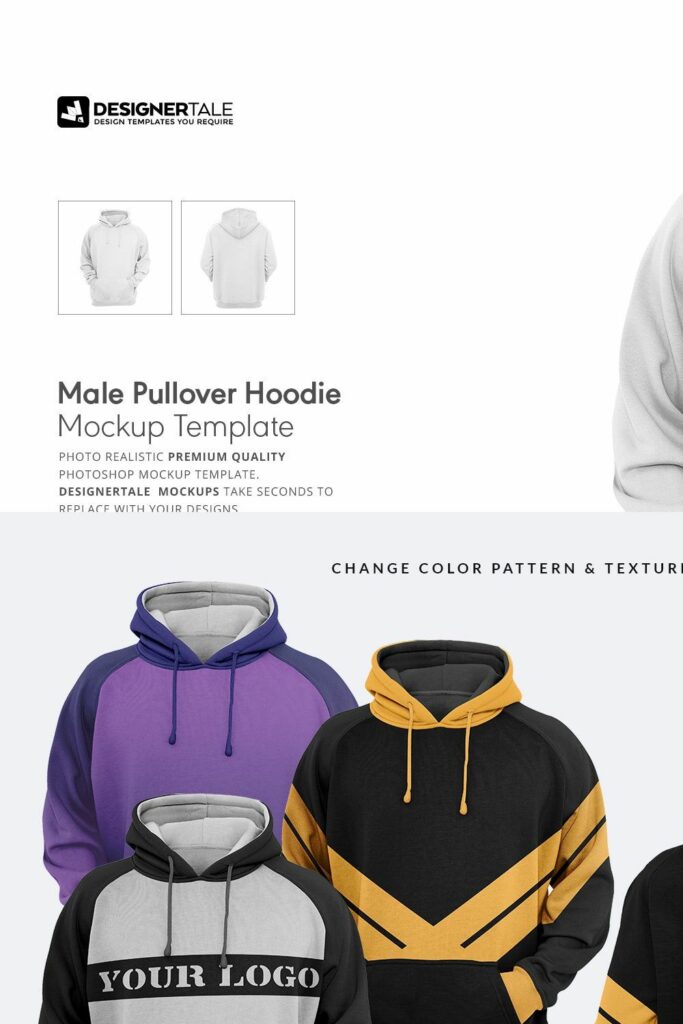 Men Hoodie Mockup – MasterBundles