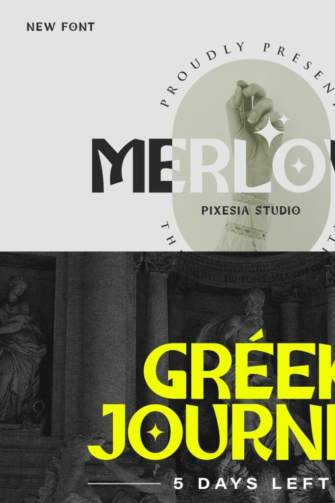 Merlove - Contemporary Display Font – MasterBundles