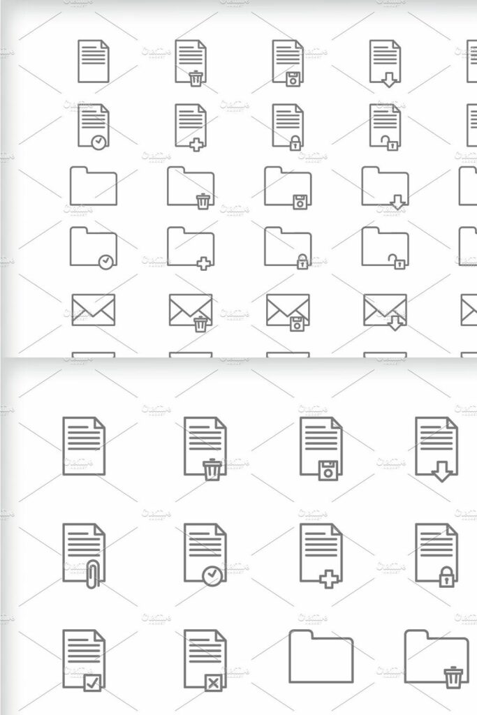 Minimal document icons – MasterBundles