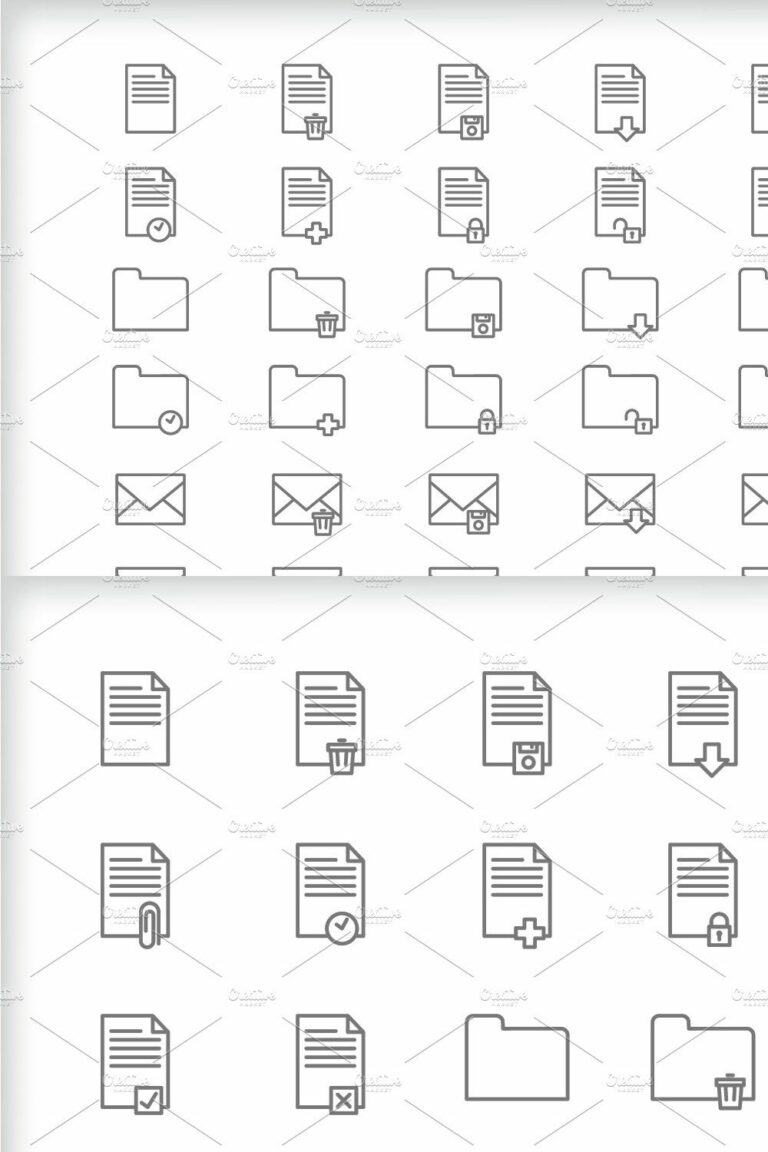 Minimal document icons – MasterBundles