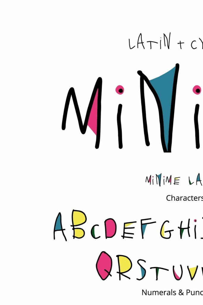 Minime color font – MasterBundles