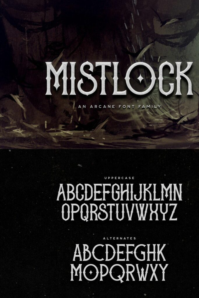 Mistlock Typeface – MasterBundles