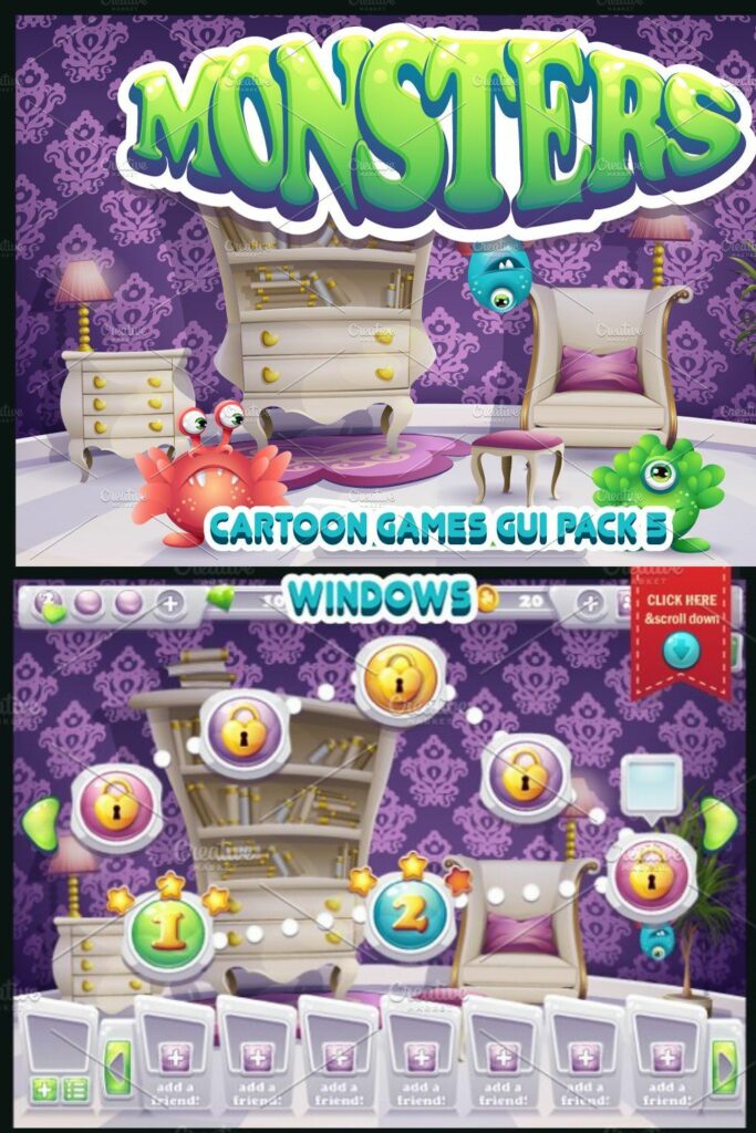 Monsters GUI – MasterBundles