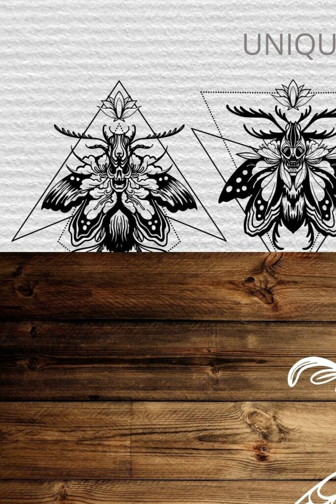 Moth SVG, Death Moth SVG Cut files – MasterBundles