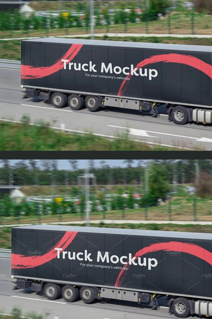 Moving Truck Mockup – MasterBundles